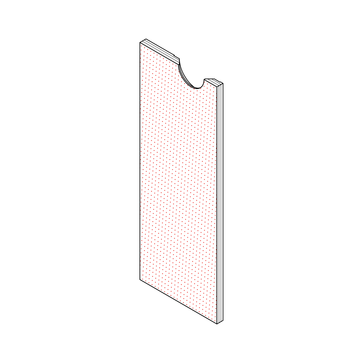 Fenix Cabinet Door Half Moon Cut | So Watt