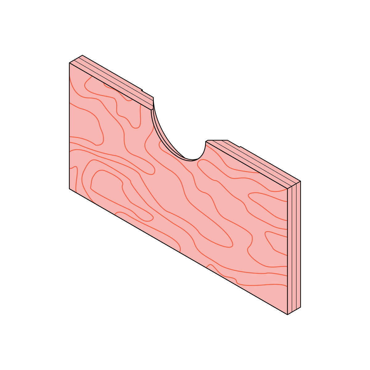 Drawer Front with Half-Moon Cut | For IKEA Hack Kitchens | So Watt