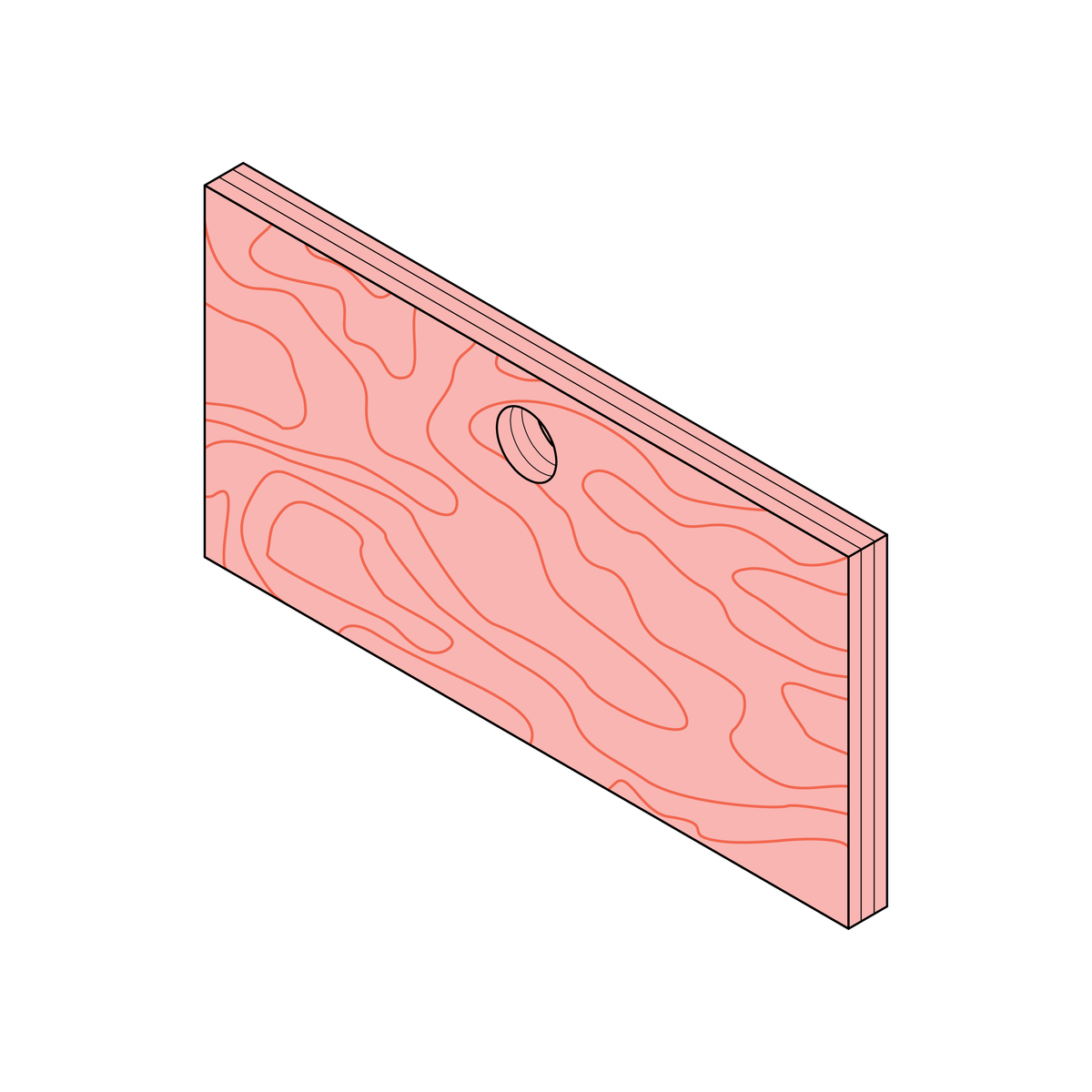 Drawer Front with Hole Handle | For IKEA Hack Kitchens | So Watt