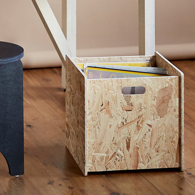 Wooden Record Storage Crate | Record Crate | So Watt